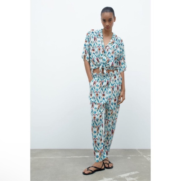 Zara | Pants & Jumpsuits | Zara Multi Color Pant | Poshmark